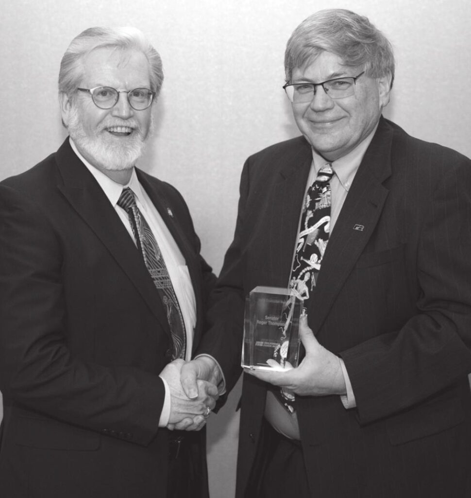 Sen. Thompson honored with 2019 OKFB Champion Award - Eufaula Indian ...