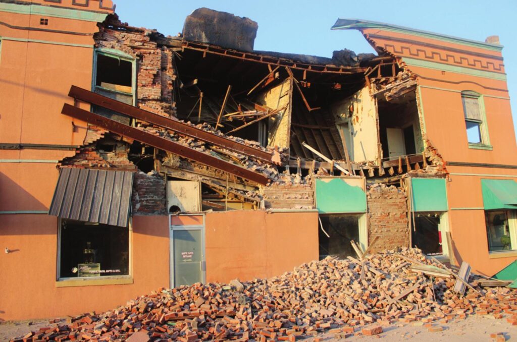 Historic building collapses, no one injured - Eufaula Indian Journal