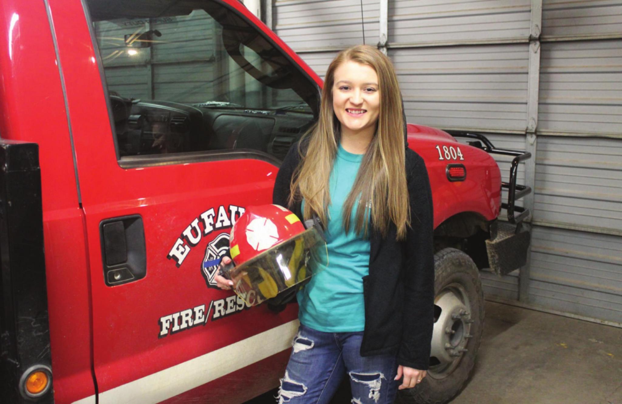 First female joins fire department - Eufaula Indian Journal