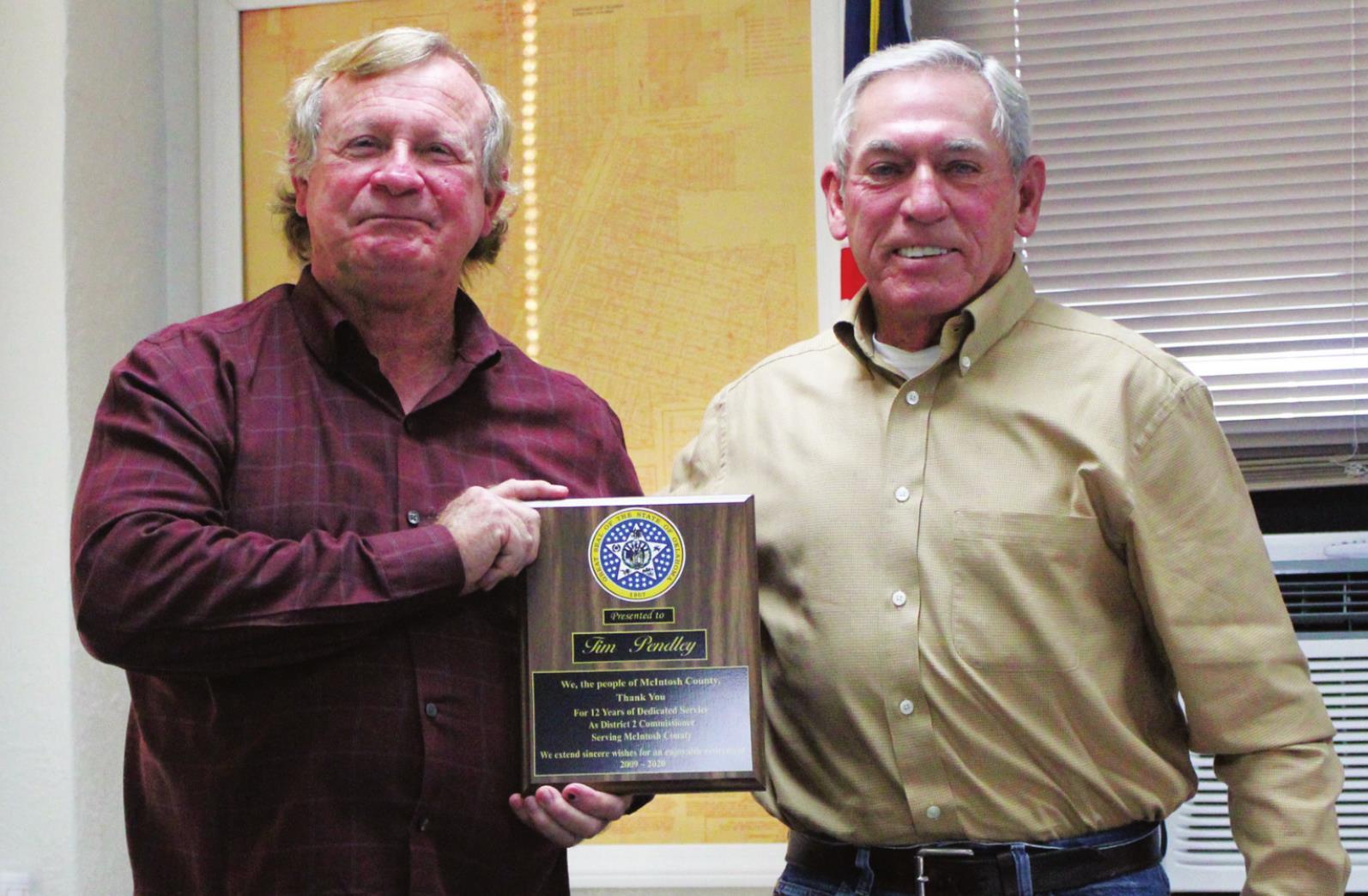 Retiring Commissioner Pendley has bigger fish to fry - Eufaula Indian ...