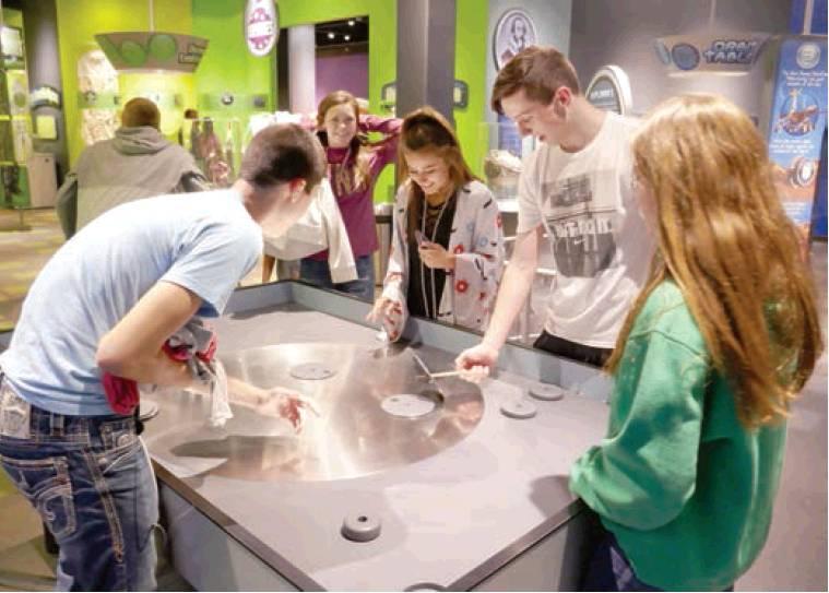 Quinton seventh and eighth grade GEAR UP students tour the Science ...