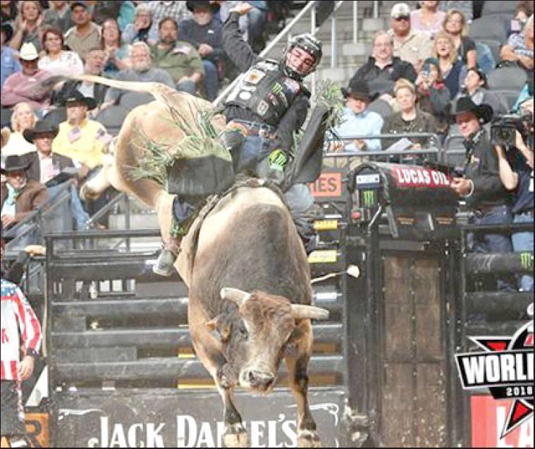 SweetPro’s Bruiser wins 2018 World Champion Bull title - Eufaula Indian ...