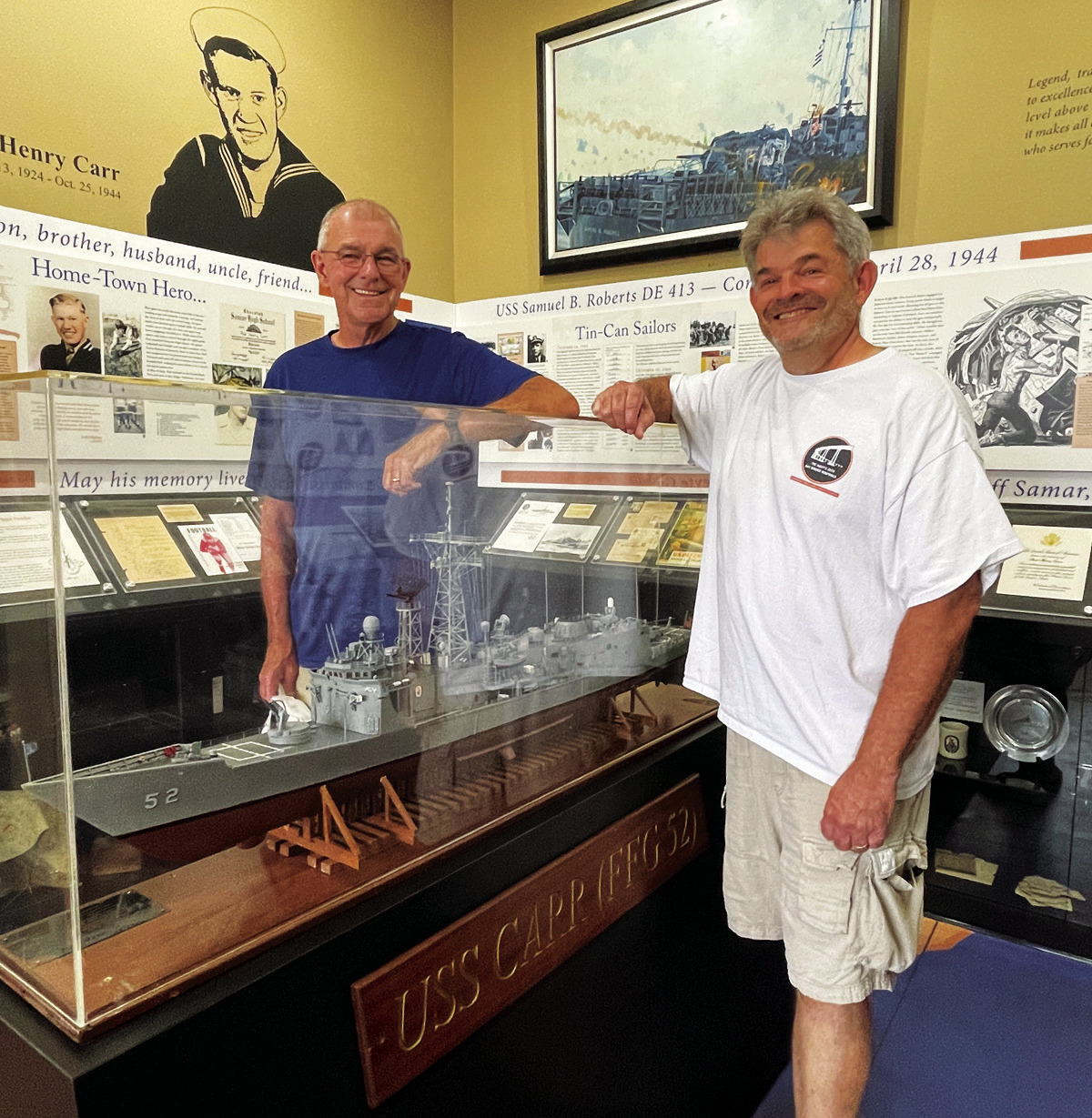 USS CARR crew reunites to honor fallen sailor, Checotah’s own Paul ...