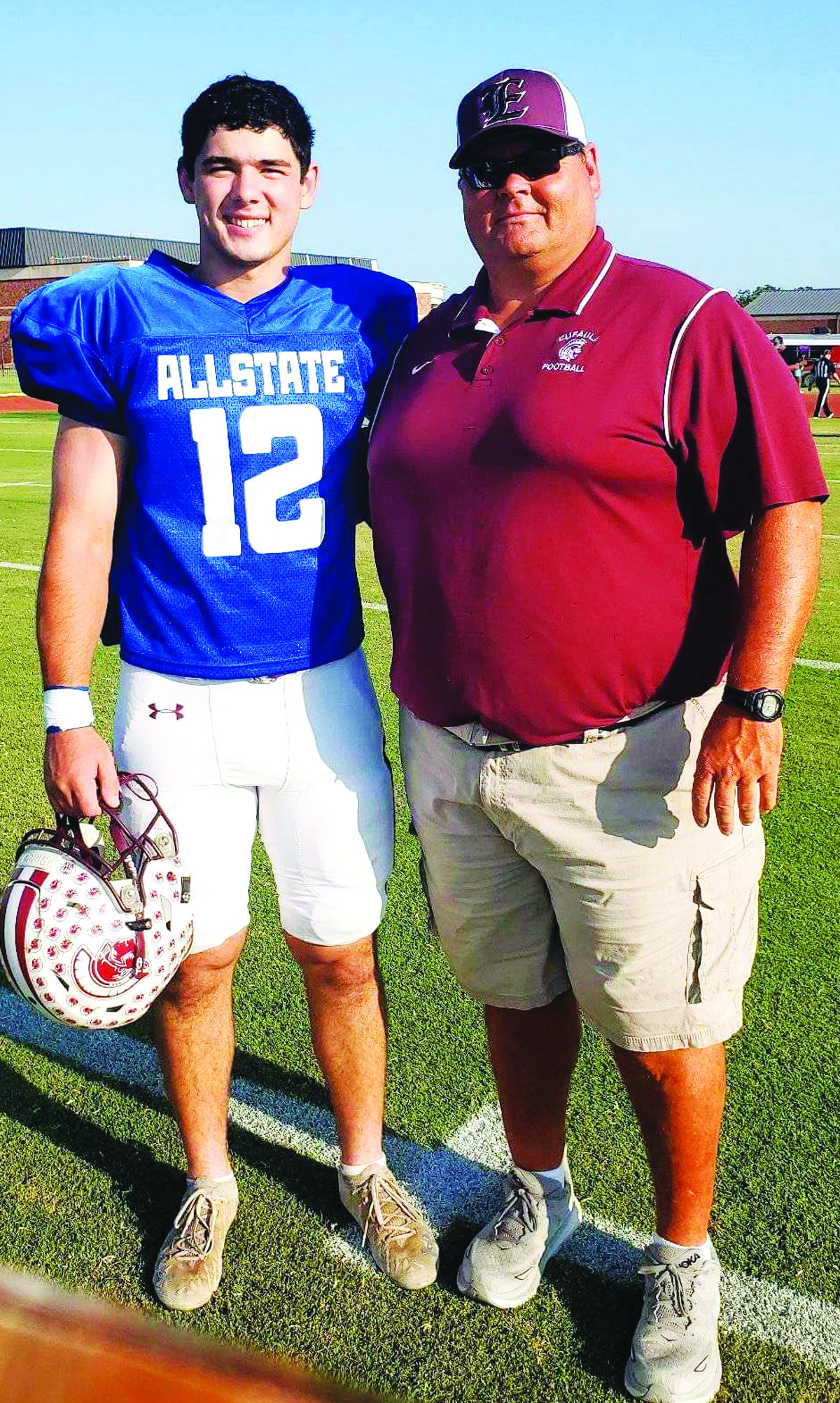Adcock finishes career throwing a touchdown in All-State game - Eufaula ...