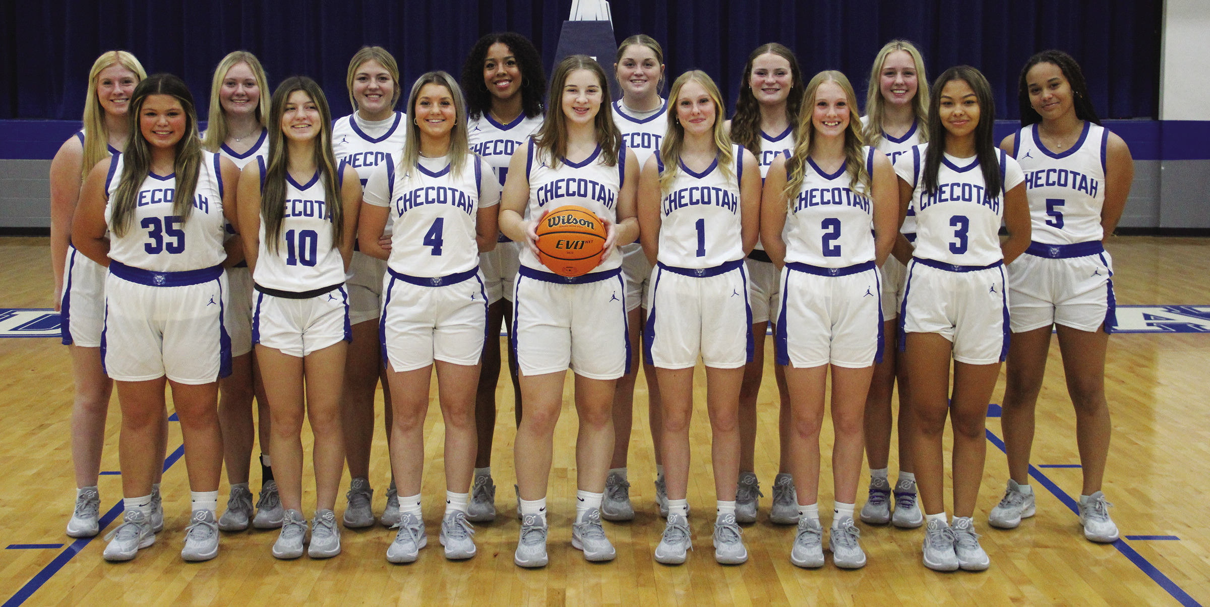 The 2023-24 Checotah Lady Wildcats Basketball Team