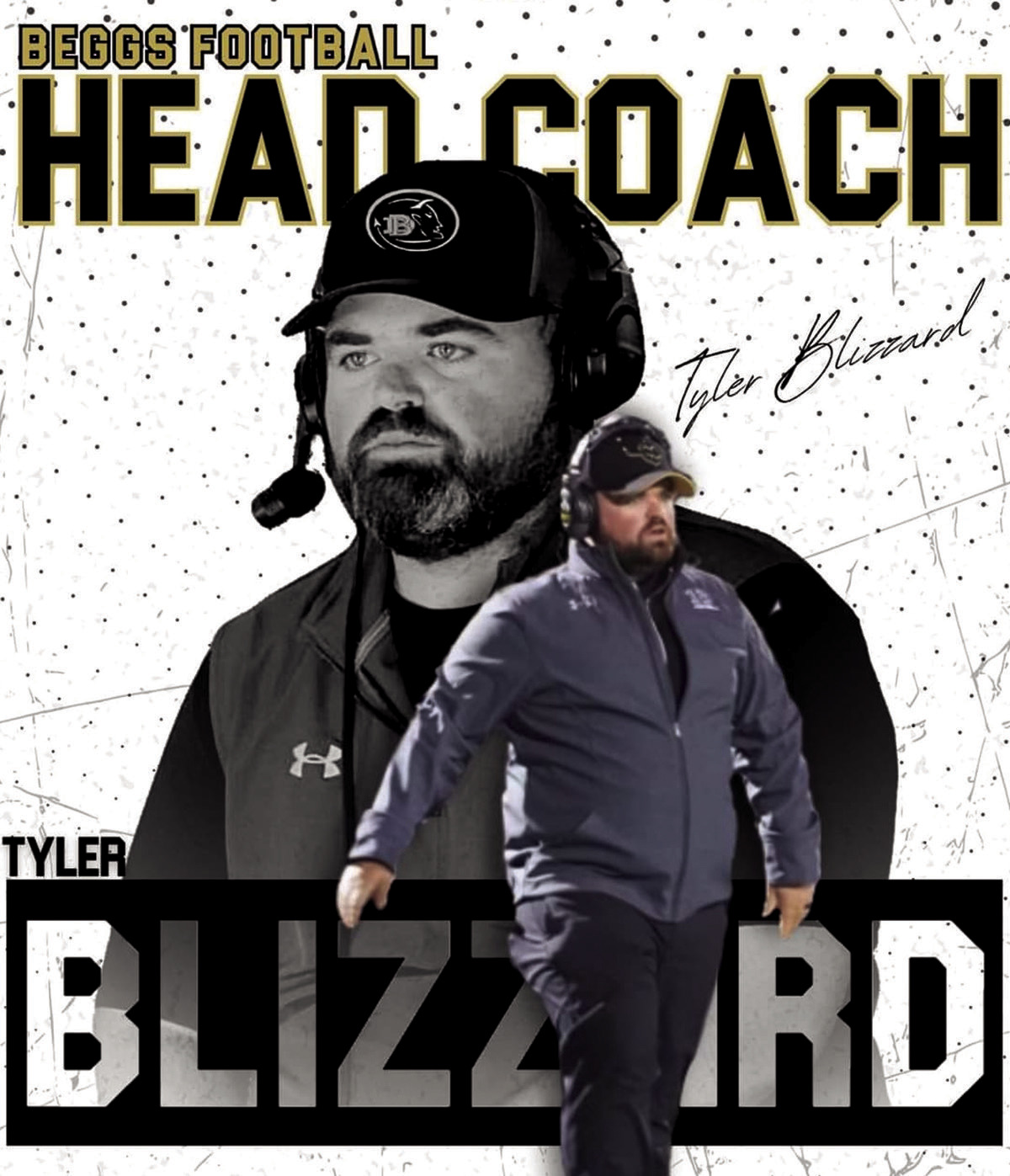 Beggs names Tyler Blizzard new head football coach - Eufaula Indian Journal