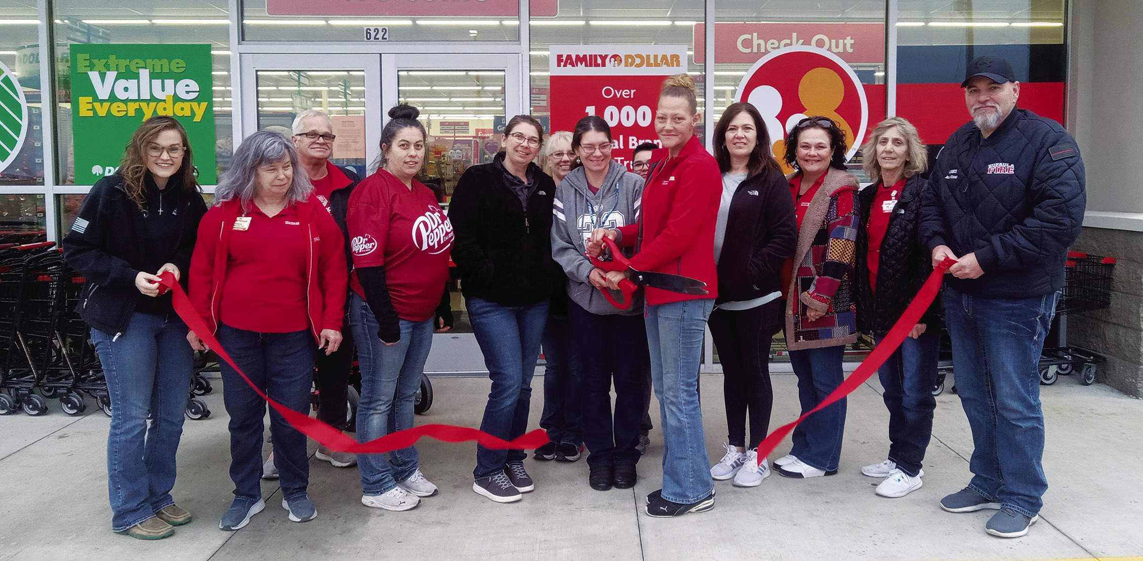Family Dollar ribbon cutting held