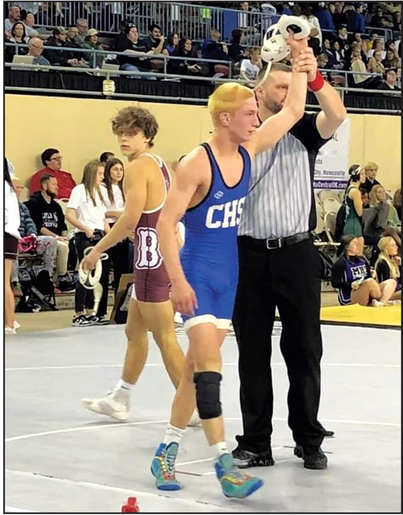 Collett wins third consecutive State Wrestling Championship - Eufaula ...
