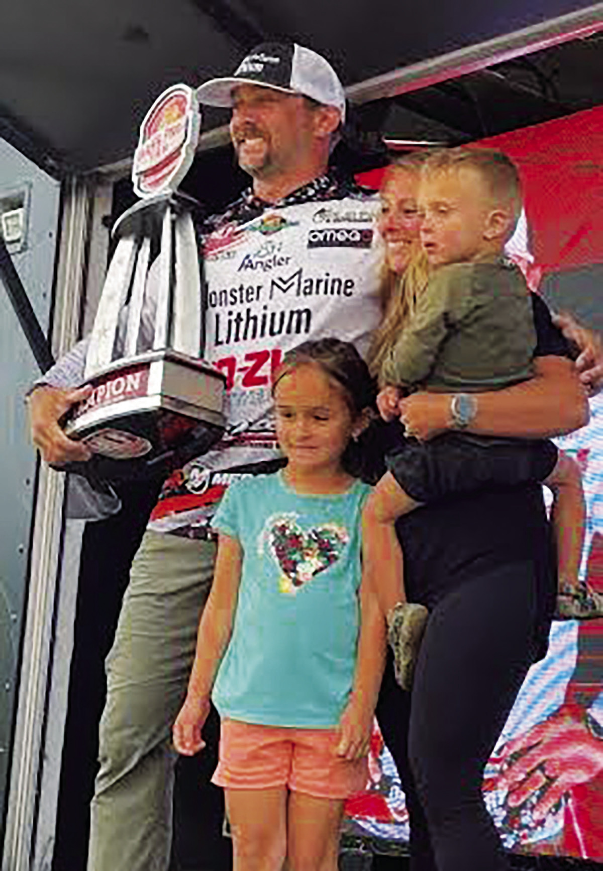 The top five winners in last weeks Major League Fishing Tournament on ...